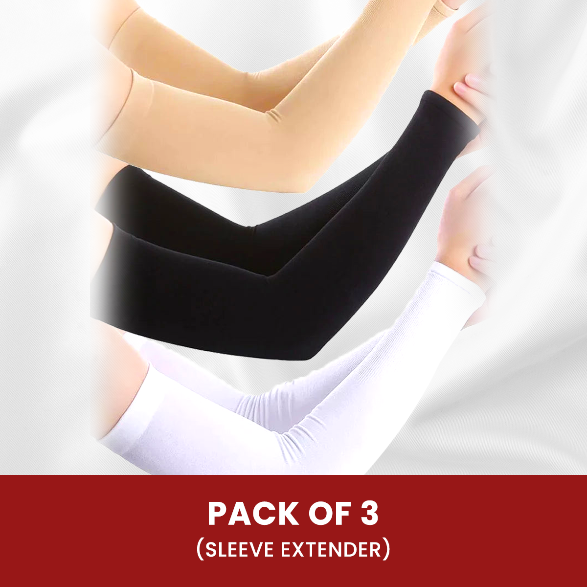 Pack Of 3 Sleeves Extender – Hijab and co